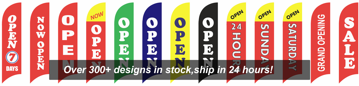 Pre-made Flags for Re-opening - JY Display And Signs - Blog