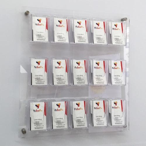 Customize Your Multi-Pocket Wall Mounted Business Card Displays - JY ...