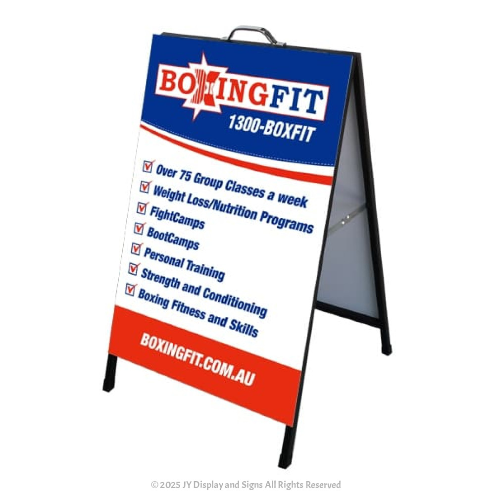 Colorbond A Board printed a frame