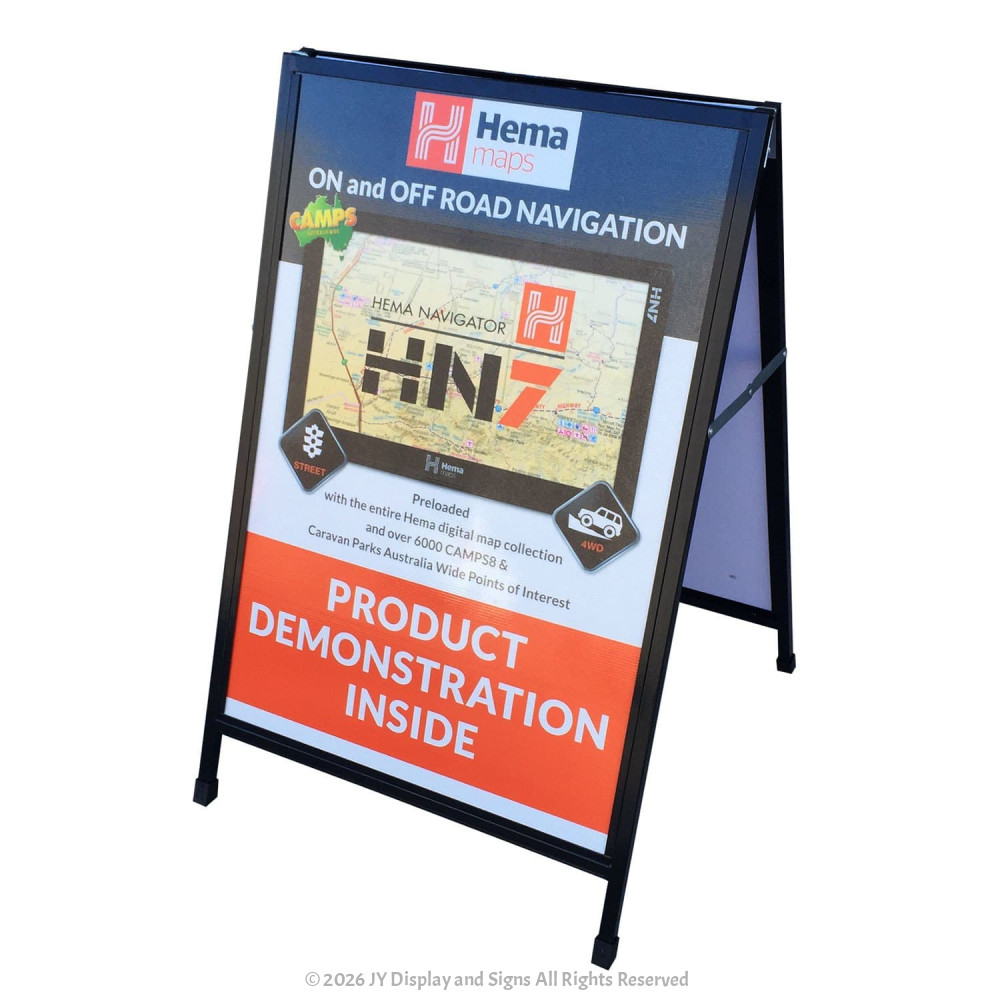 Corflute A-Frame Sandwich Board insert a board