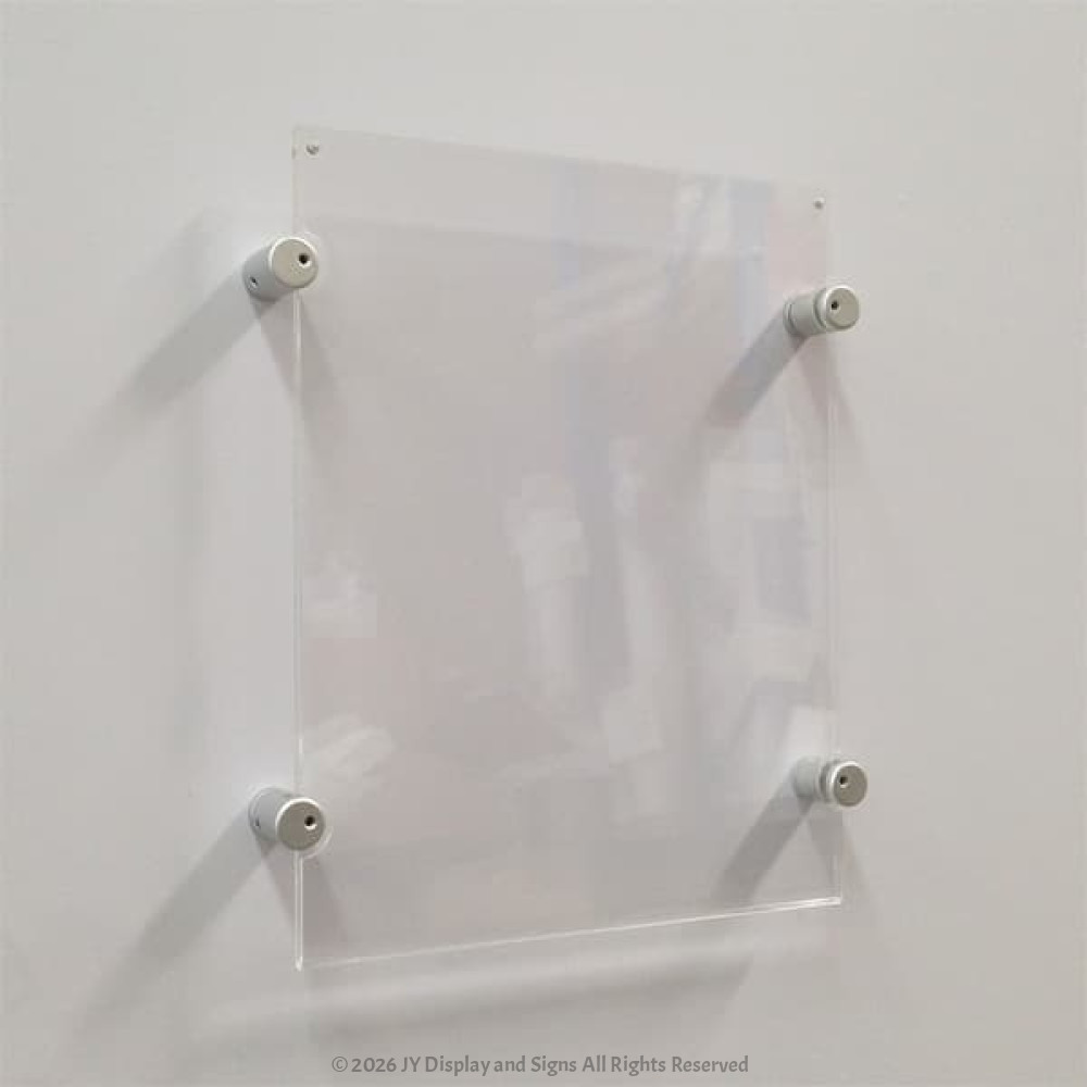 A4 Acrylic Sign Holder - Top Load - ACMENUA4-U | JY Display