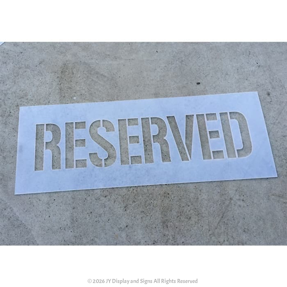 RESERVED Stencil - ST-CP-RES | JY Display