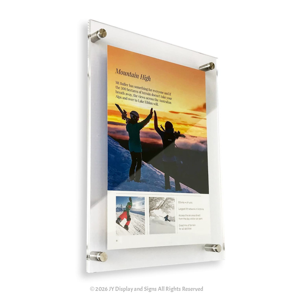 A1 Acrylic Sign Poster Frame perspex sandwich picture holder