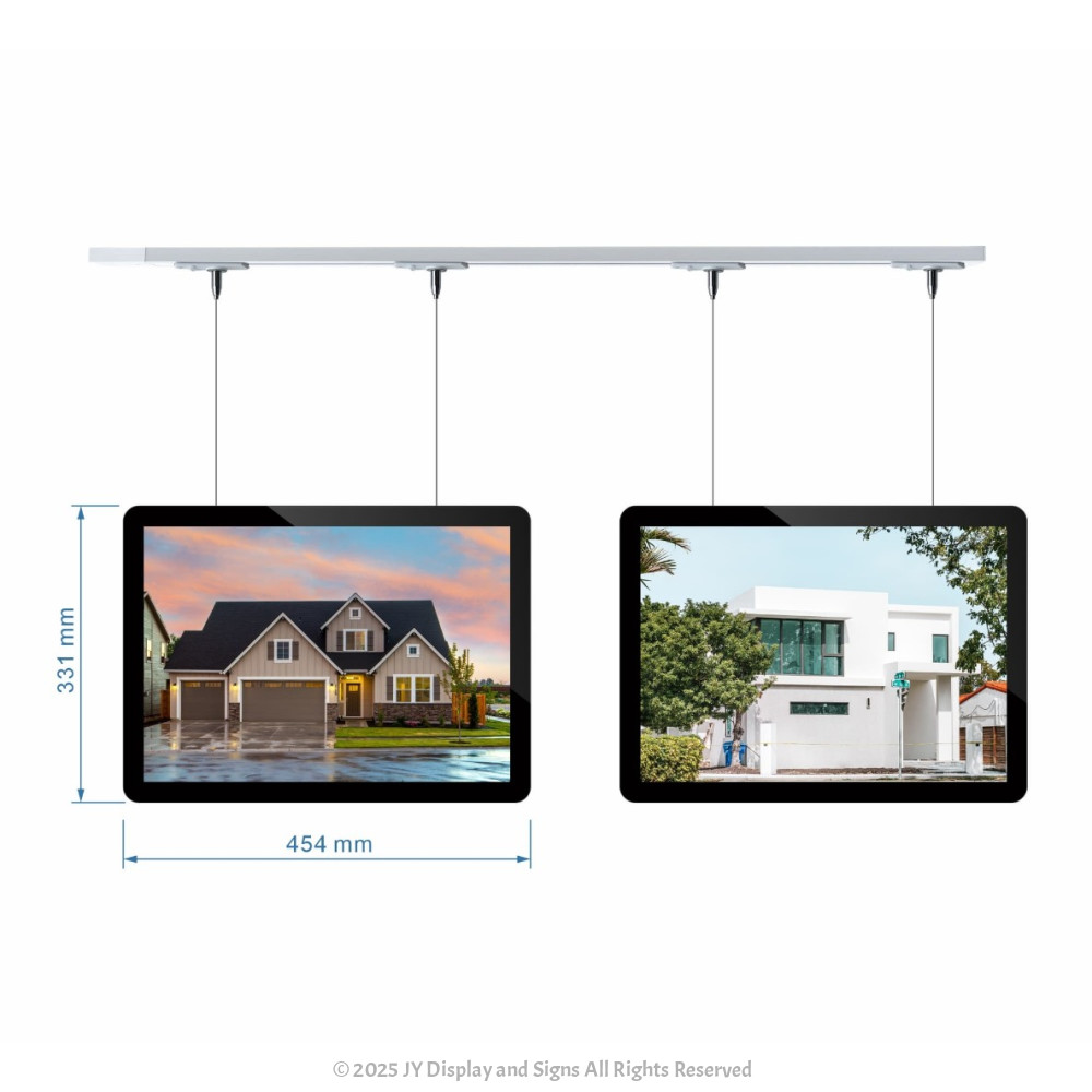 A3 Real estate window led light box great advertising tool