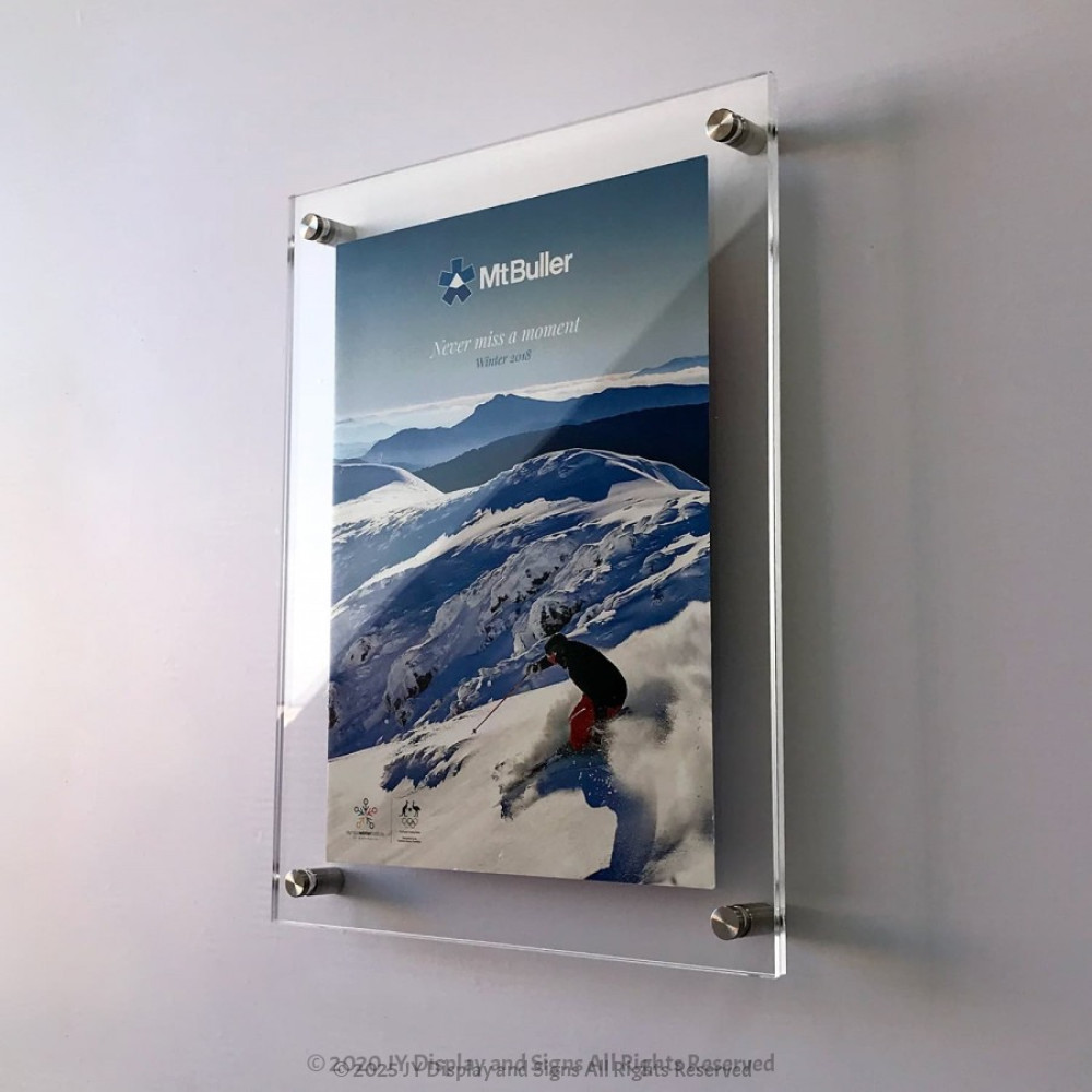 acrylic poster frames wall mount