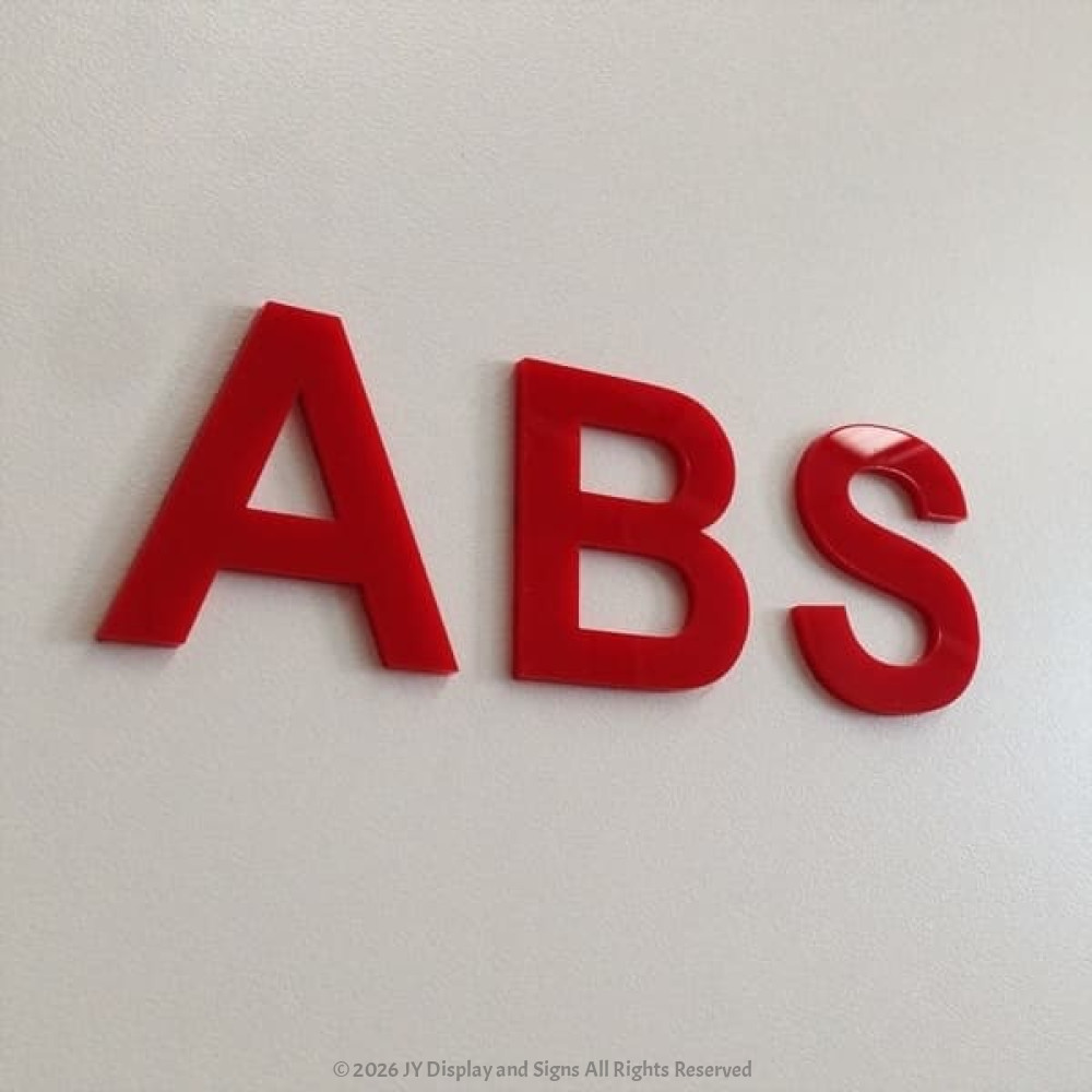 60mm acrylic letters perspex 3d lettering sign