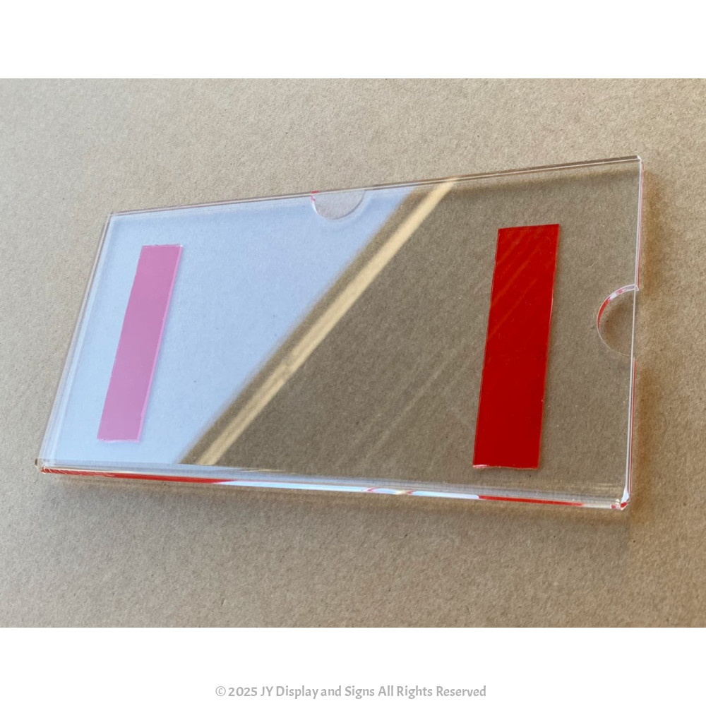 Clear Acrylic Sign Pocket door sign office and wall sign