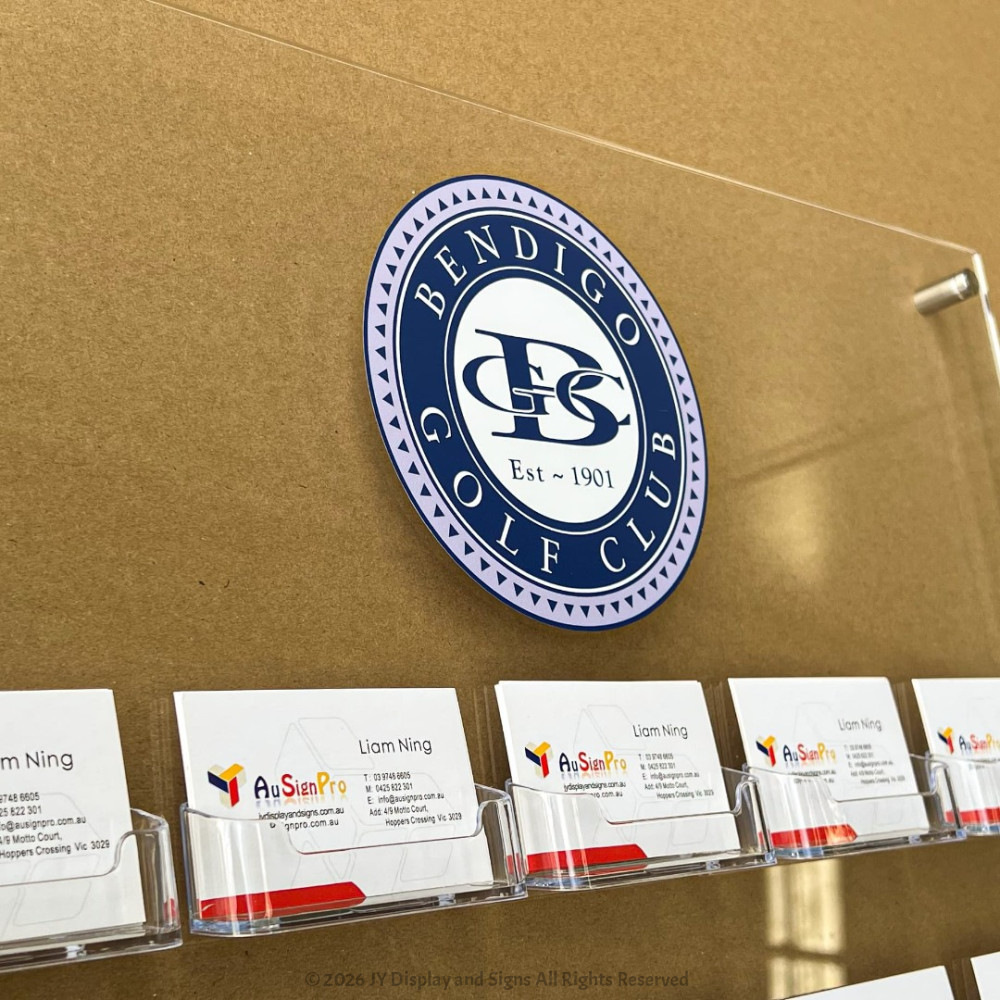 Custom made Business Card Display Board