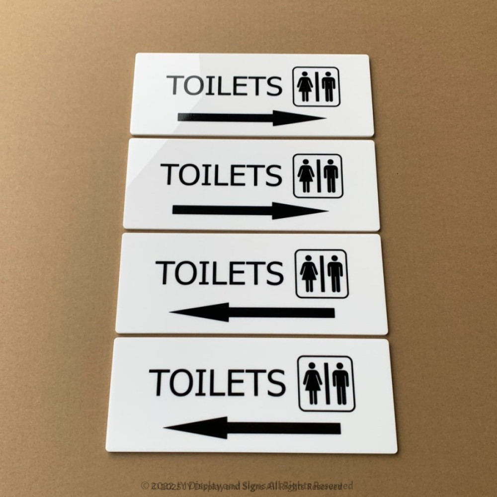 Customise side-mounted Acrylic Sign door corridor signage