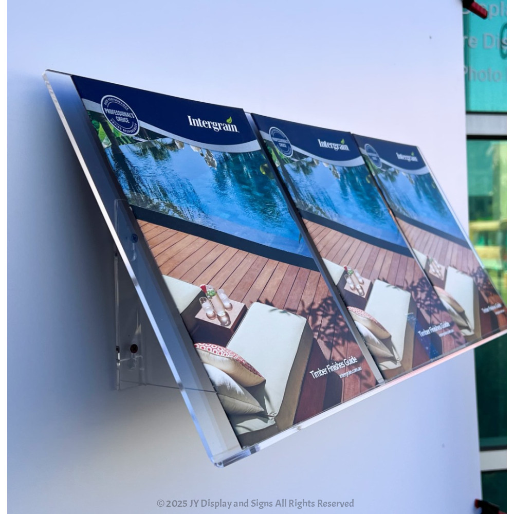 DL & A5 Brochure Display Racks / Booklet Shelves - Organize and ...