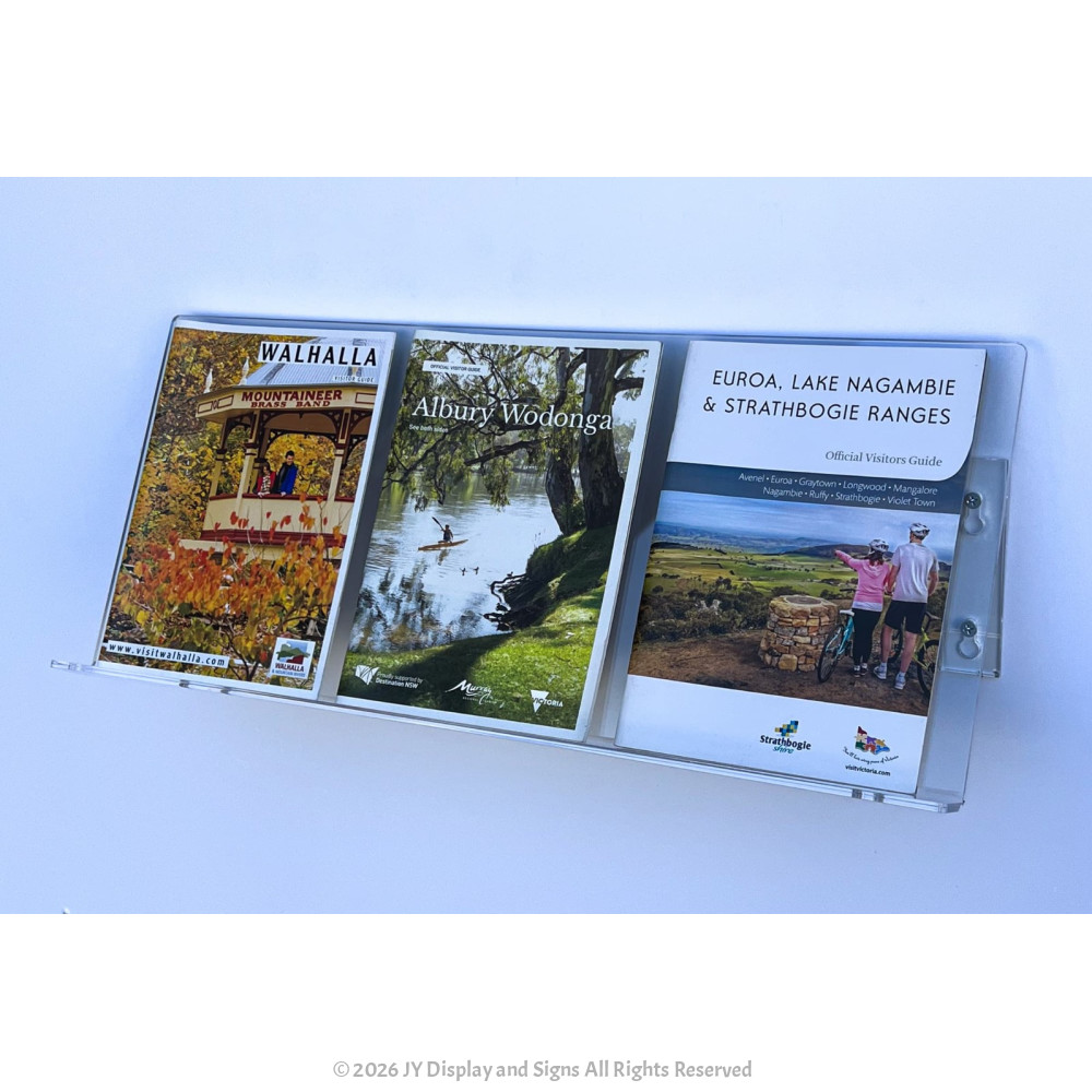 DL & A5 Brochure Display Racks / Booklet Shelves - Organize and ...