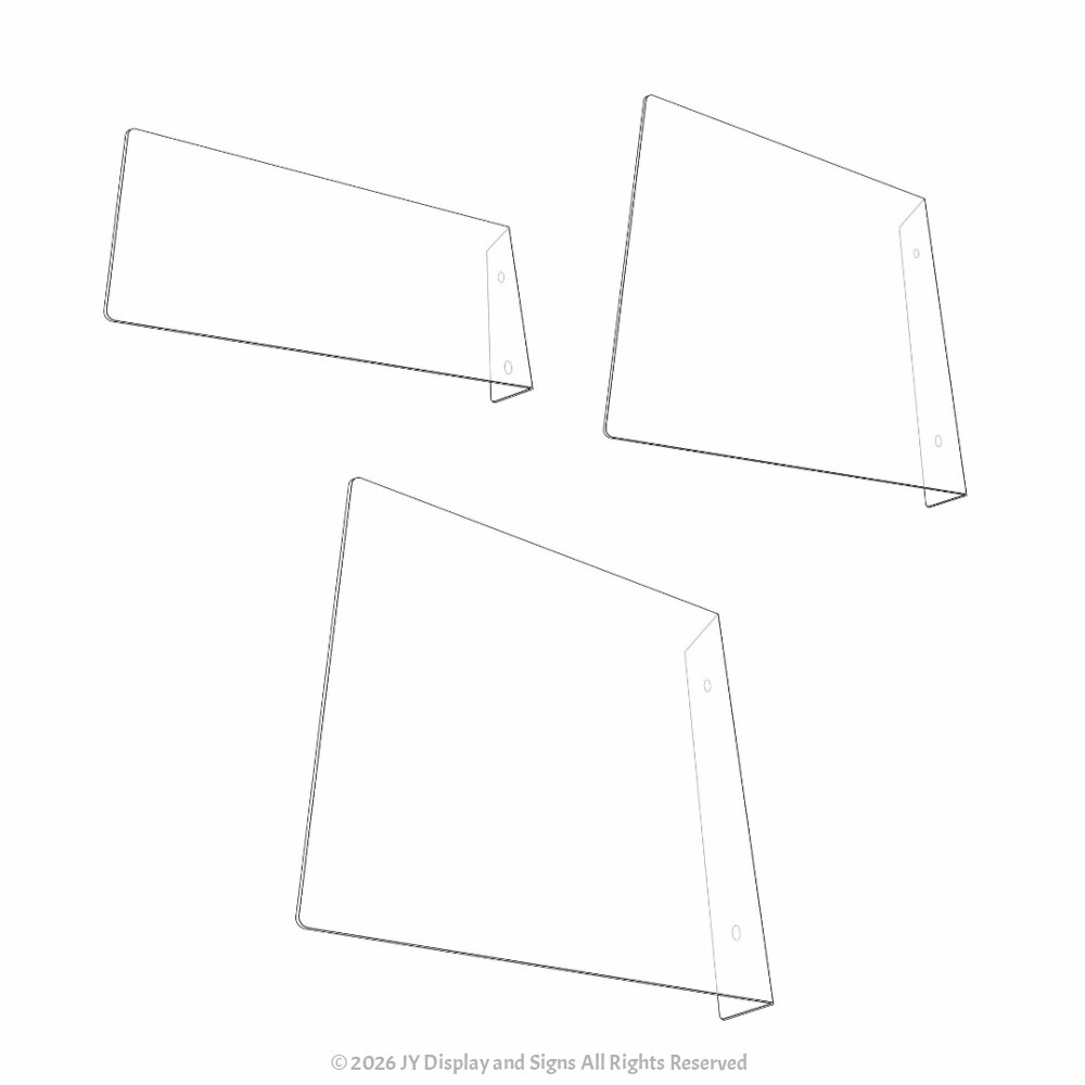 projecting sign blanks