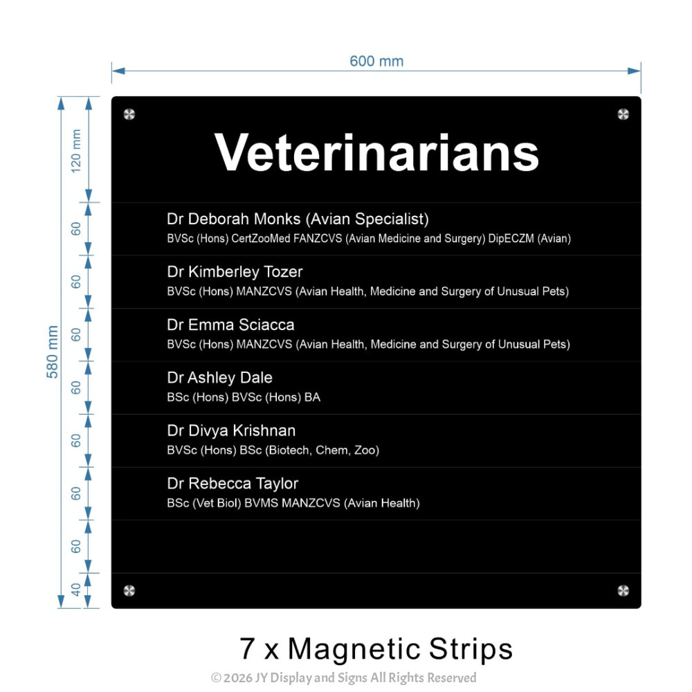 Custom Directory Sign Building Wayfinding Sign with Magnetic Strips ...