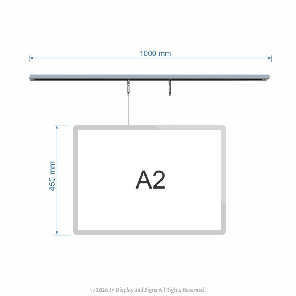 A2 Window Light Box Set / Backlit Window Lightbox Kit - WL1A2 | JY Display